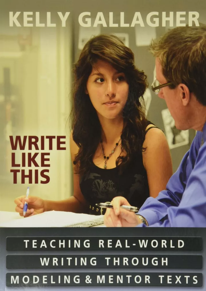 PPT - Write Like This Teaching Real World Writing Through Modeling and ...