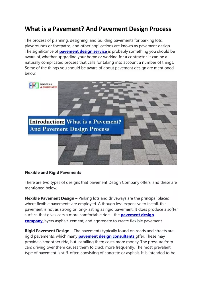 PPT - What is a Pavement And Pavement Design Process PowerPoint ...