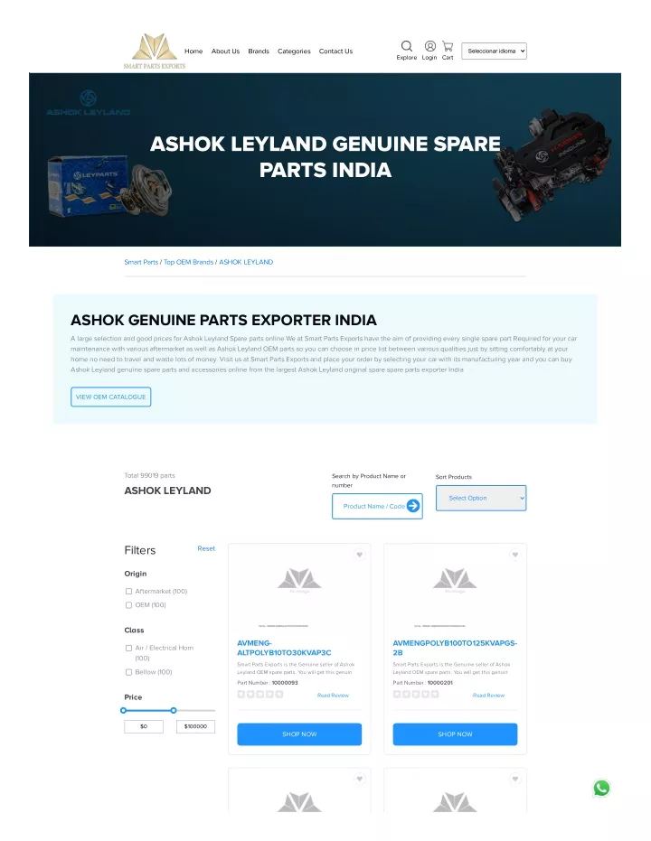 PPT - Ashok Leyland genuine parts from an Indian exporter .. PowerPoint ...