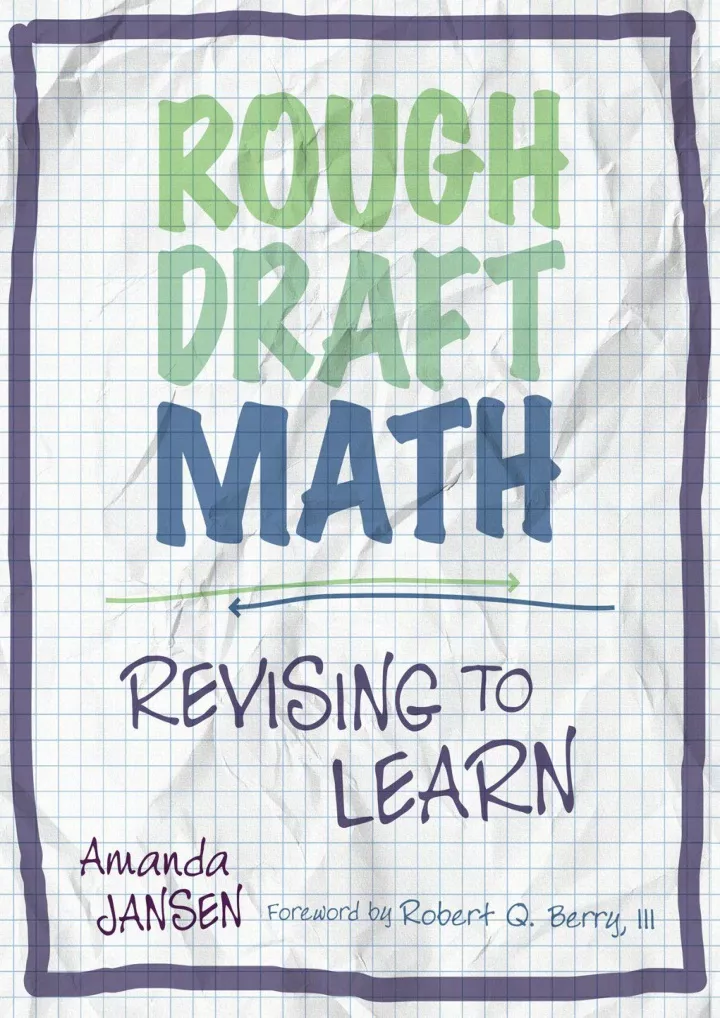 PPT - Rough Draft Math Revising to Learn PowerPoint Presentation, free ...