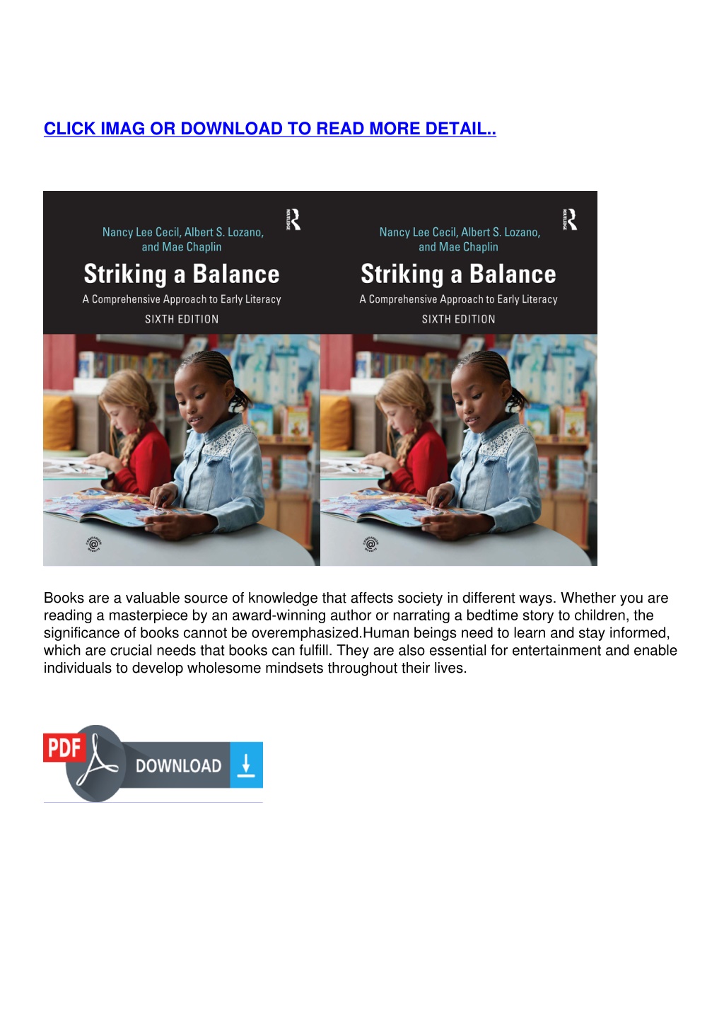 PPT - Striking a Balance A Comprehensive Approach to Early Literacy ... PPT - Striking a Balance A Comprehensive Approach to Early Literacy ...