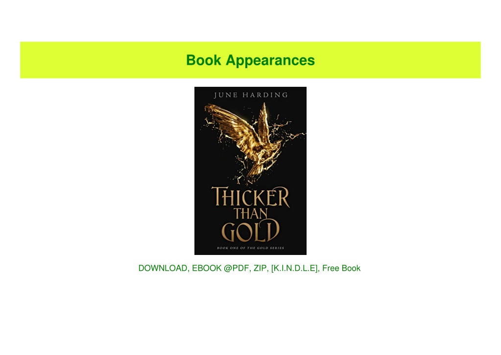 PPT - {DOWNLOAD} Thicker Than Gold Book 1 (The Gold Series) Free ...