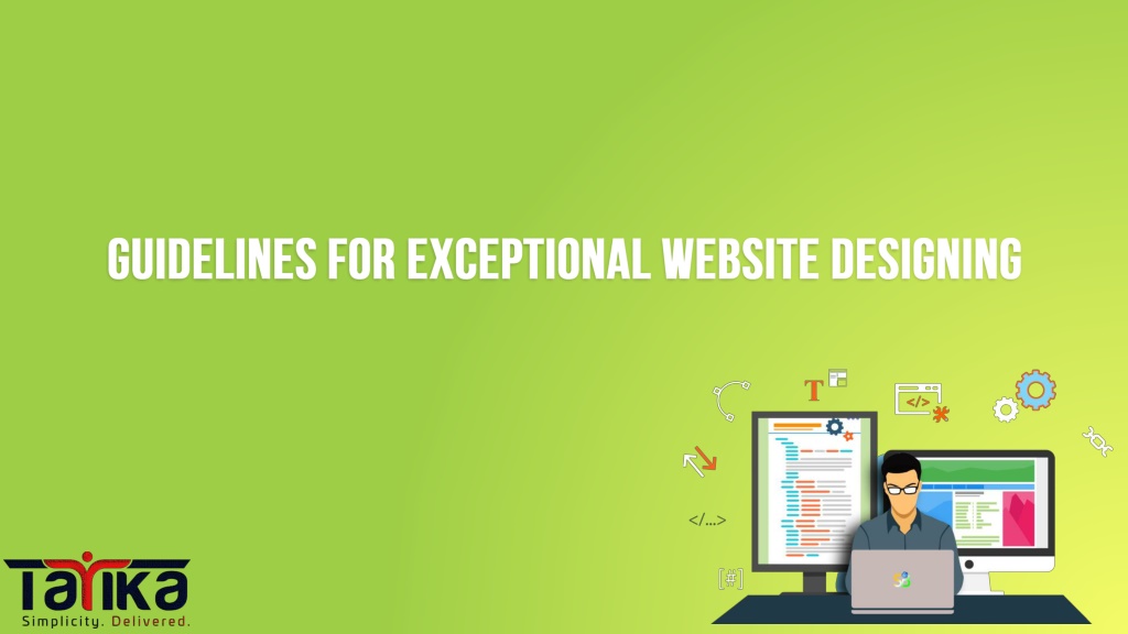 PPT - Guidelines for Exceptional Website Designing PowerPoint ...