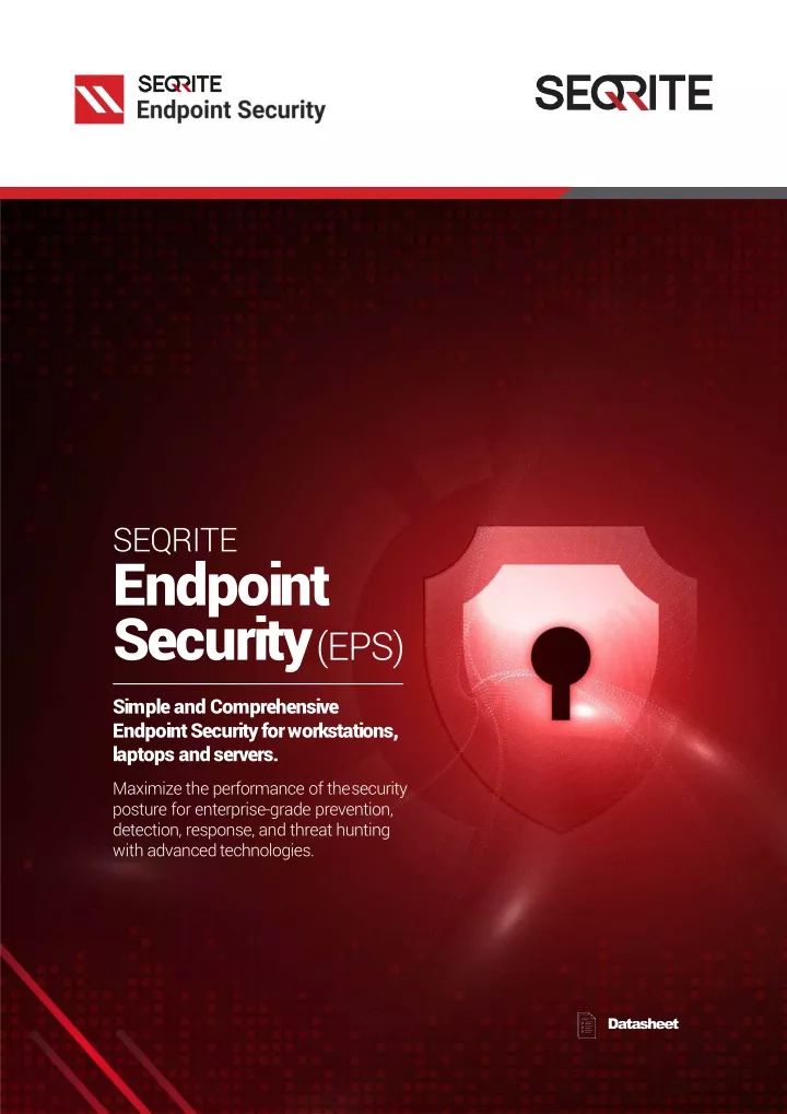 PPT - Seqrite's Endpoint Security Solutions For Endpoint Protection ...