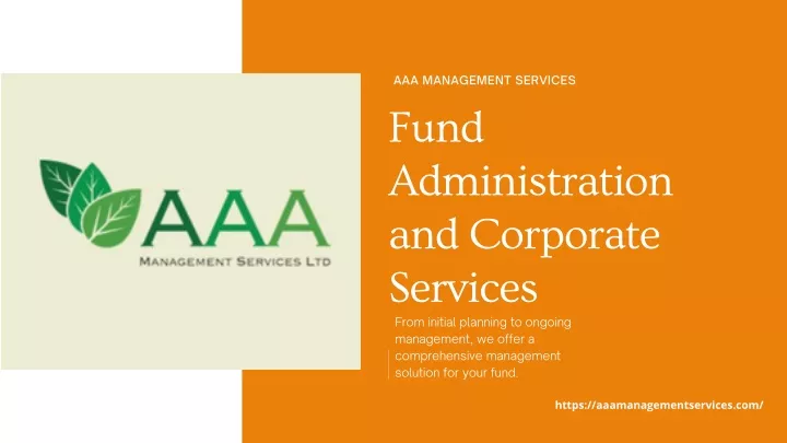 PPT - Fund Administration Services | AAA Management Services PowerPoint ...
