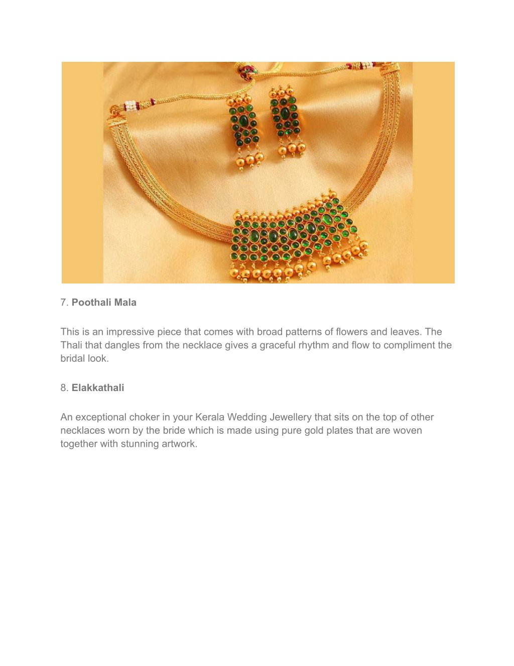 PPT - What Are The Different Types Of Kerala Wedding Jewellery ...