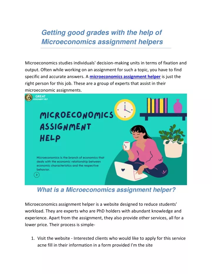 PPT - Getting good grades with the help of Microeconomics assignment ...