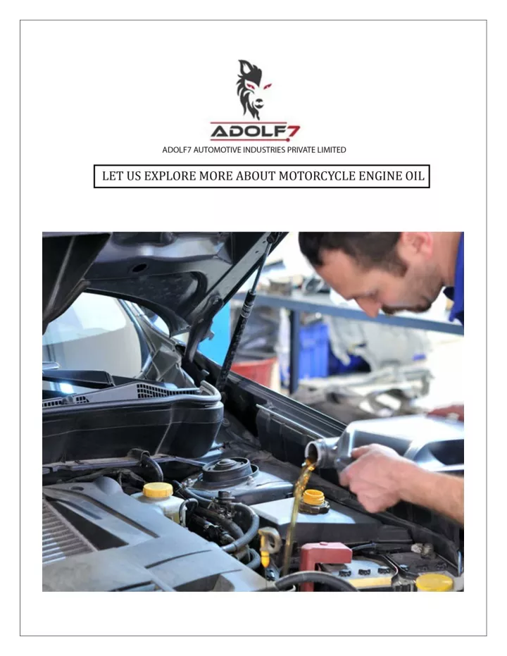 PPT - Let us explore more about Motorcycle Engine Oil PowerPoint ...