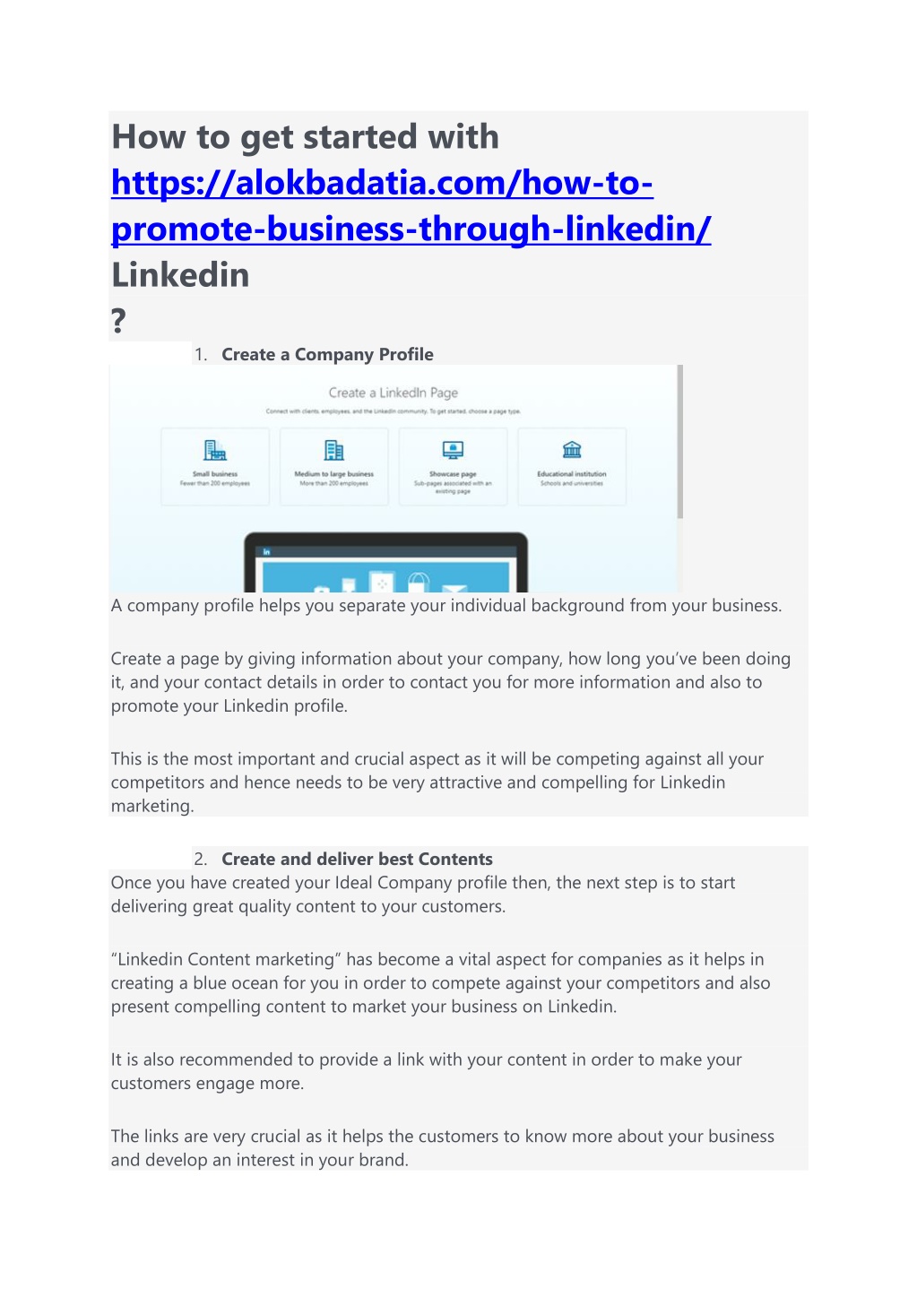 PPT - How to promote business through LinkedIn (2) PowerPoint ...