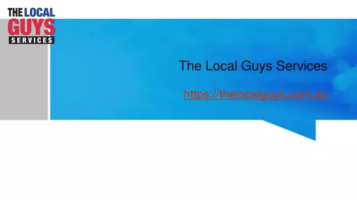 PPT - Franchise for Sale Adelaide | Thelocalguys.com.au PowerPoint ...