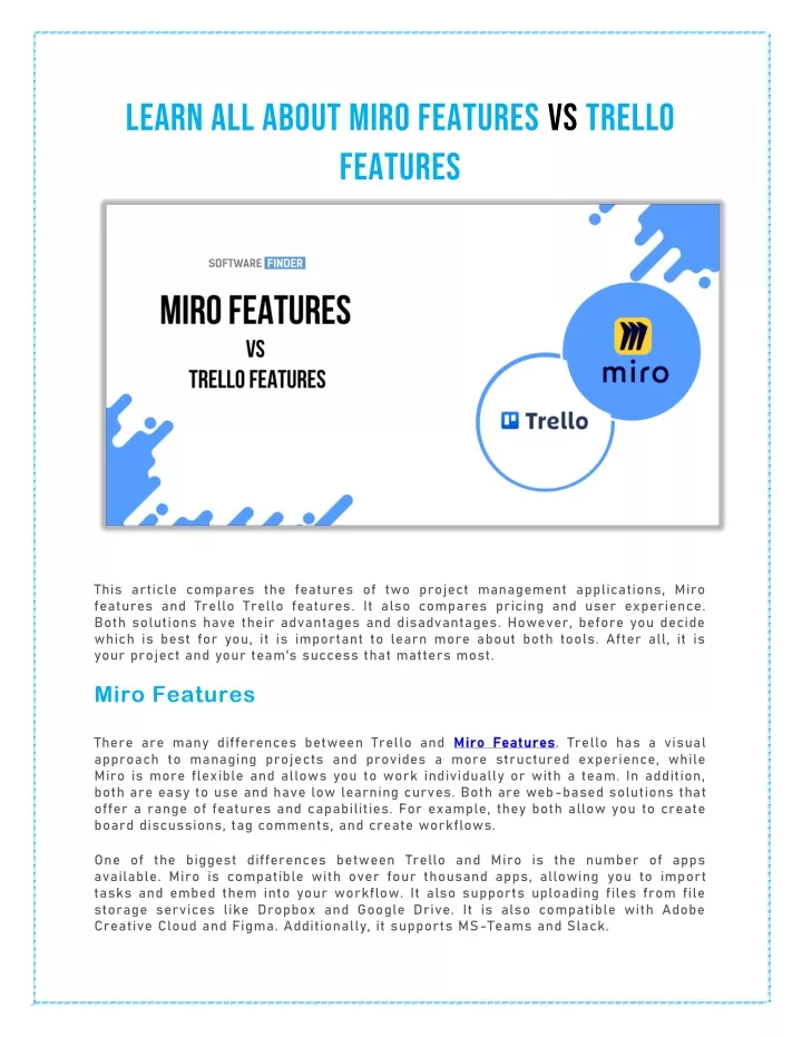 PPT - Learn All About Miro Features Vs Trello Features PowerPoint ...