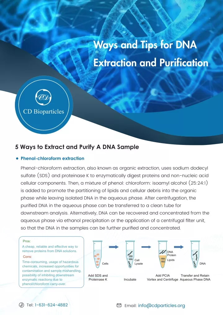 PPT - Ways-and-Tips-for-DNA-Extraction-and-Purification PowerPoint ...
