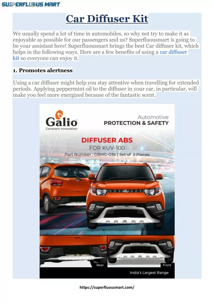 PPT - Car Diffuser Kit PowerPoint Presentation, free download - ID:11713953