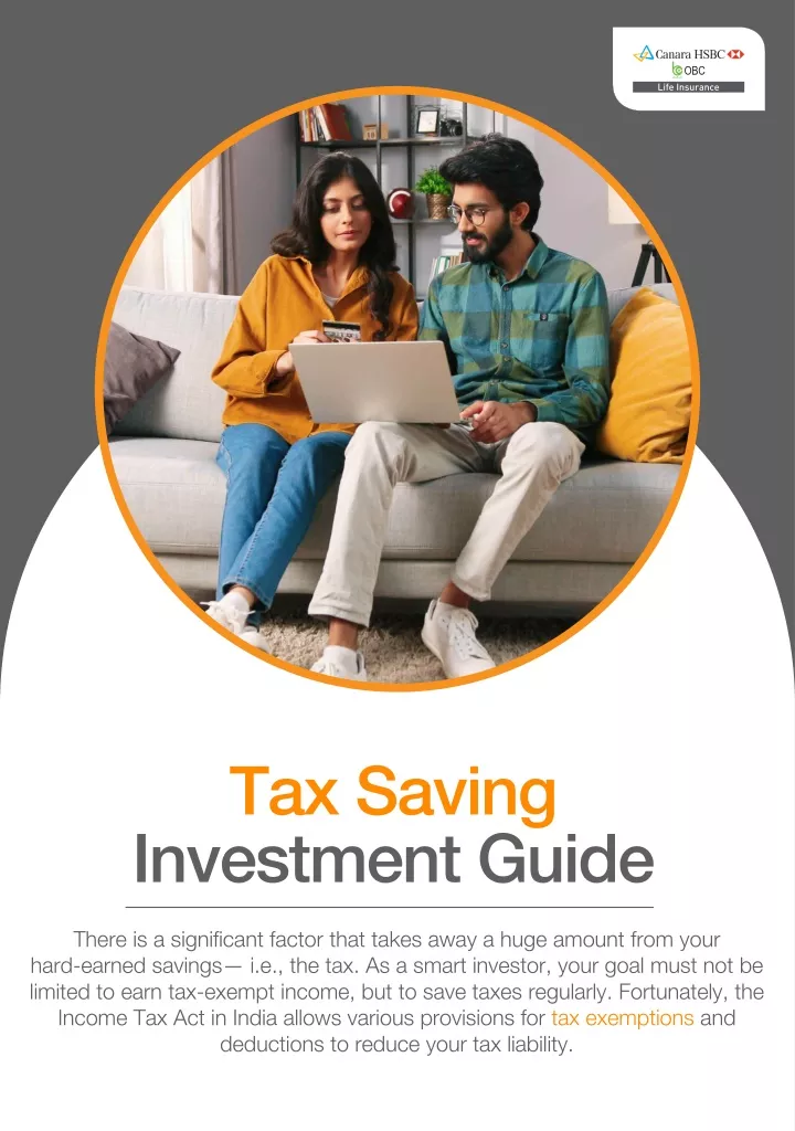 PPT - Guide To Tax Saving Investments | Canara HSBC Life Insurance ...