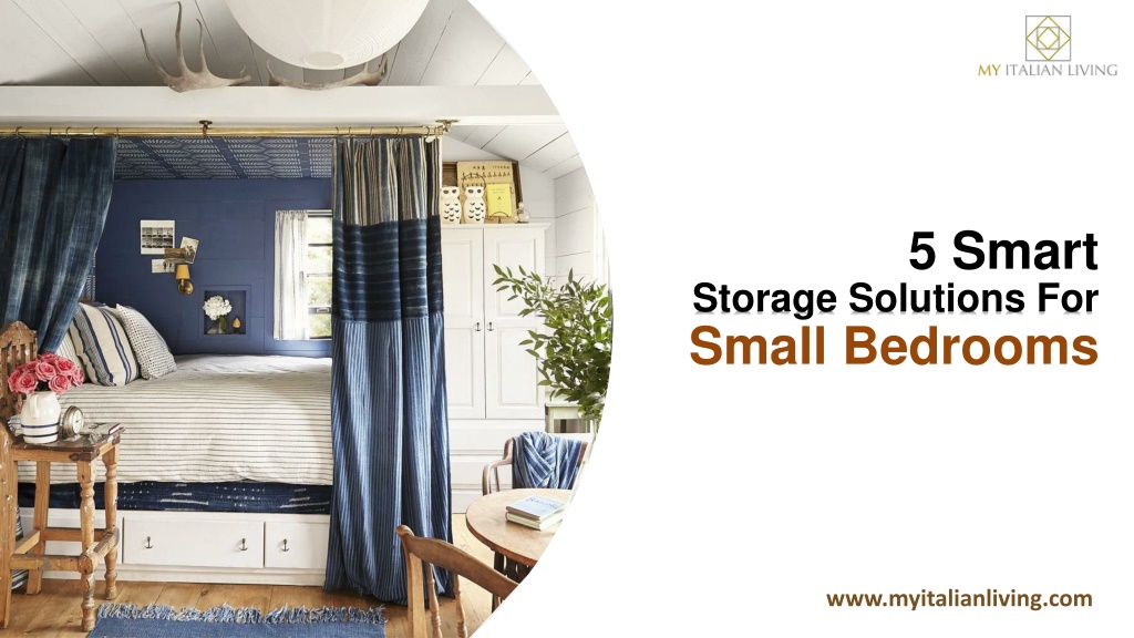 PPT - 5 Smart Storage Solutions For Small Bedrooms PowerPoint ...