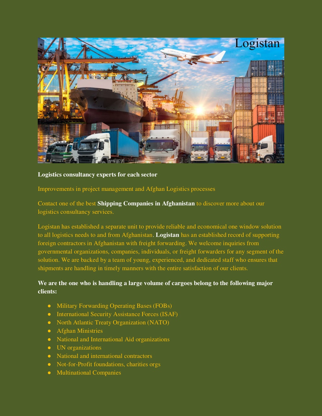 PPT - Do you want Excellent Shipping & Logistics Companies in ...