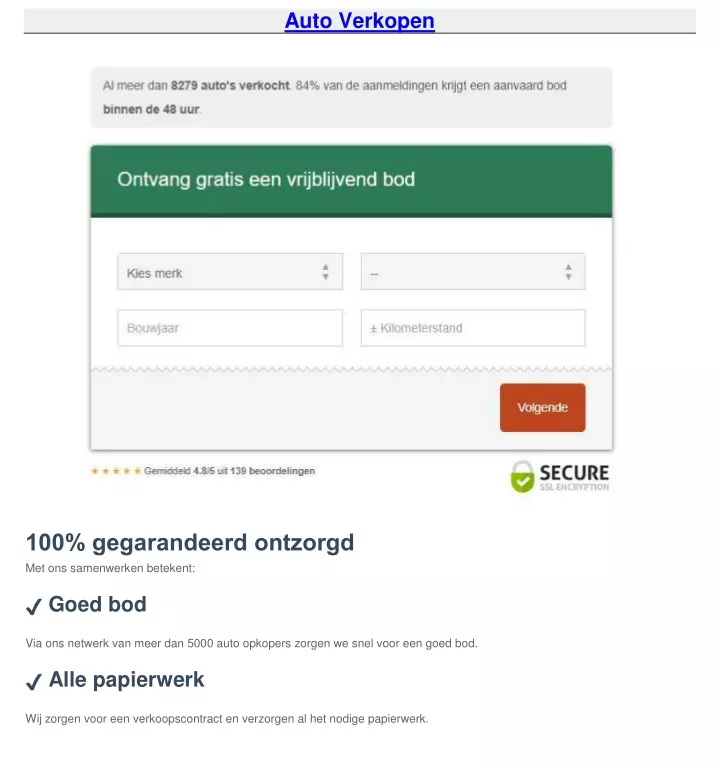 PPT - Auto Verkopen PowerPoint Presentation, free download - ID:11714688