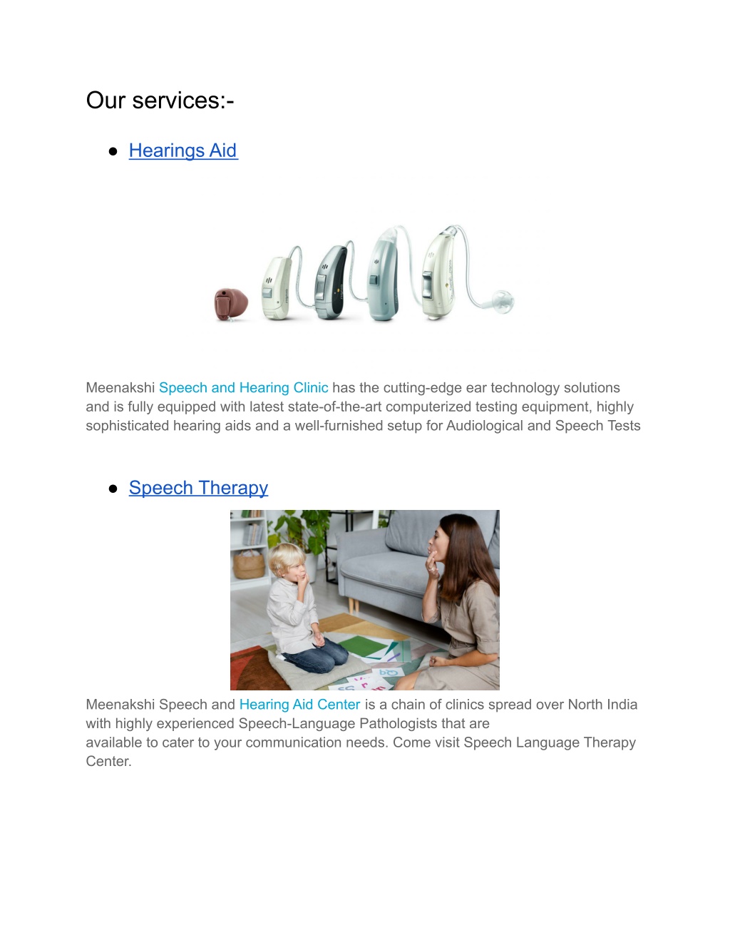 Ppt Speech And Hearing Loss Solution Meenakshi Clinic Powerpoint Presentation Id 11715110