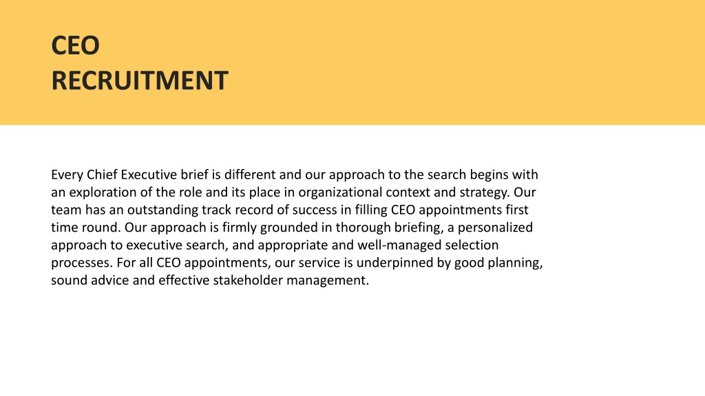PPT - Executive Search Recruitment London PowerPoint Presentation, free ...