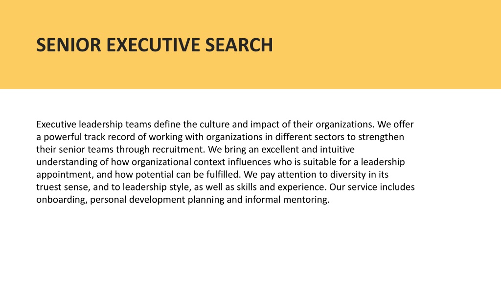 PPT - Executive Search Recruitment London PowerPoint Presentation, free ...