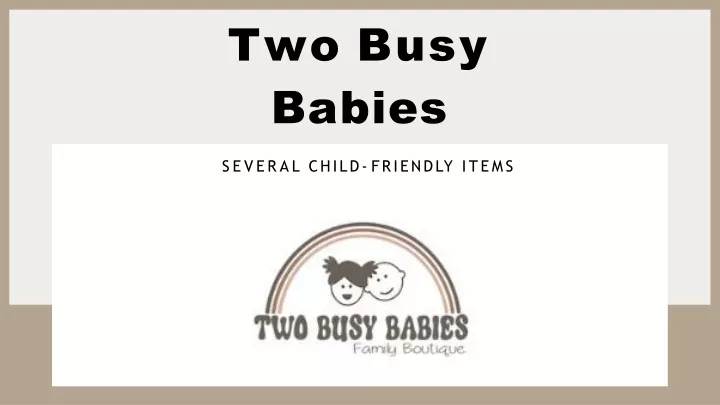 PPT - Several Child-Friendly Items ppt PowerPoint Presentation, free ...