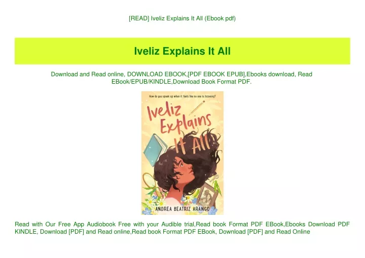 PPT - [READ] Iveliz Explains It All (Ebook pdf) PowerPoint Presentation ...