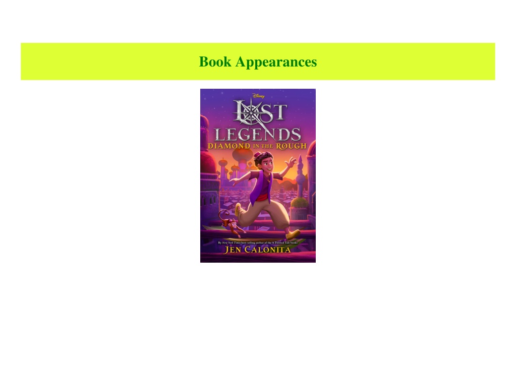 PPT - Download EBOoK@ Lost Legends Diamond in the Rough (Disney's Lost ...