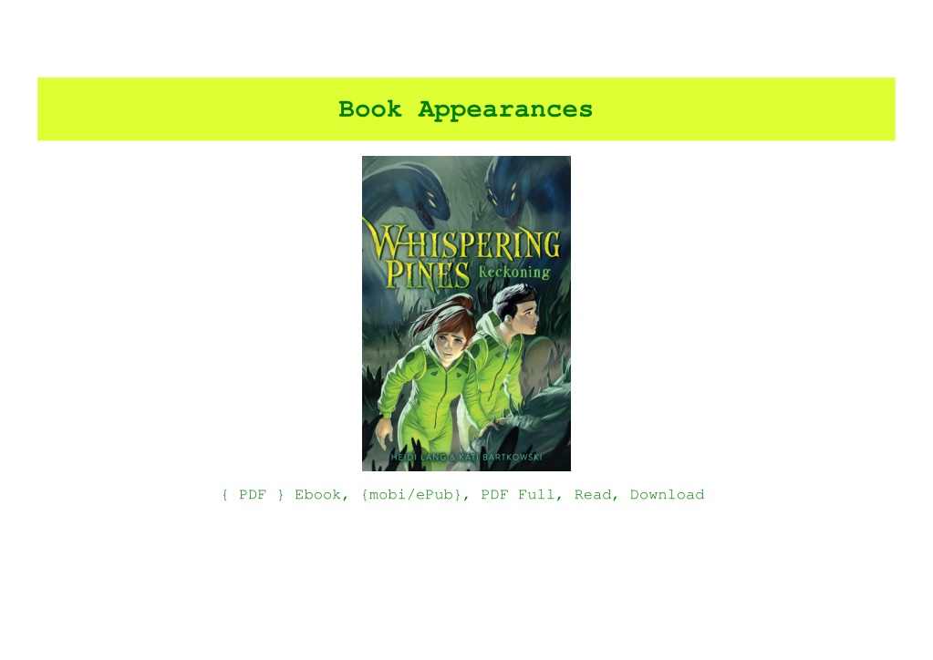 PPT - [READ] Reckoning (Whispering Pines) Online Book PowerPoint ...