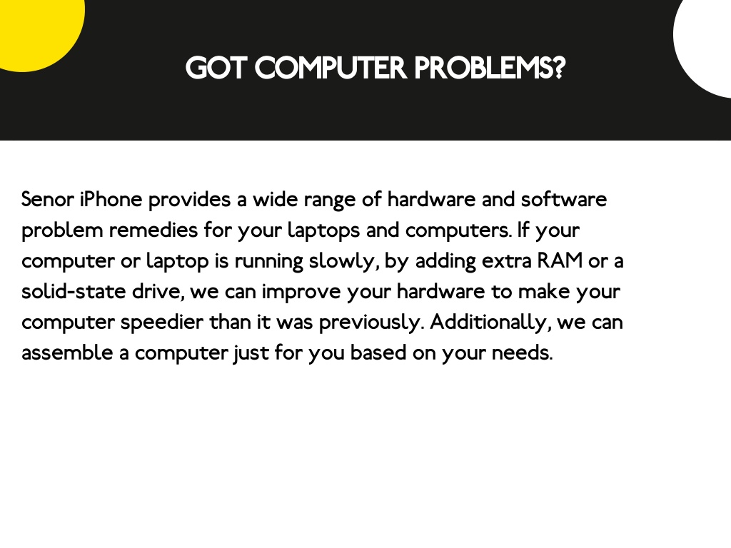 PPT - Best Computer & PC Repair Store in Las Vegas |Senor iPhone ...