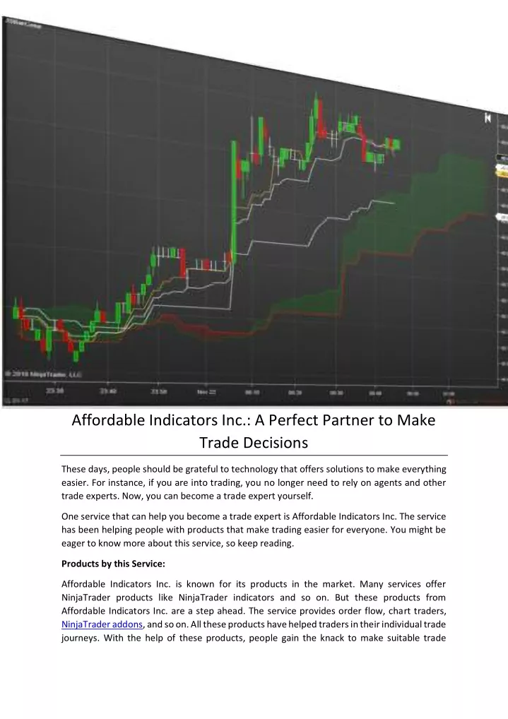 PPT - Affordable Indicators Inc.: A Perfect Partner to Make Trade ...