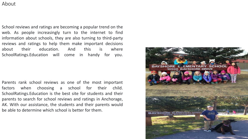 PPT - School Reviews And Ratings In Anchorage, Ak Schoolratings ...