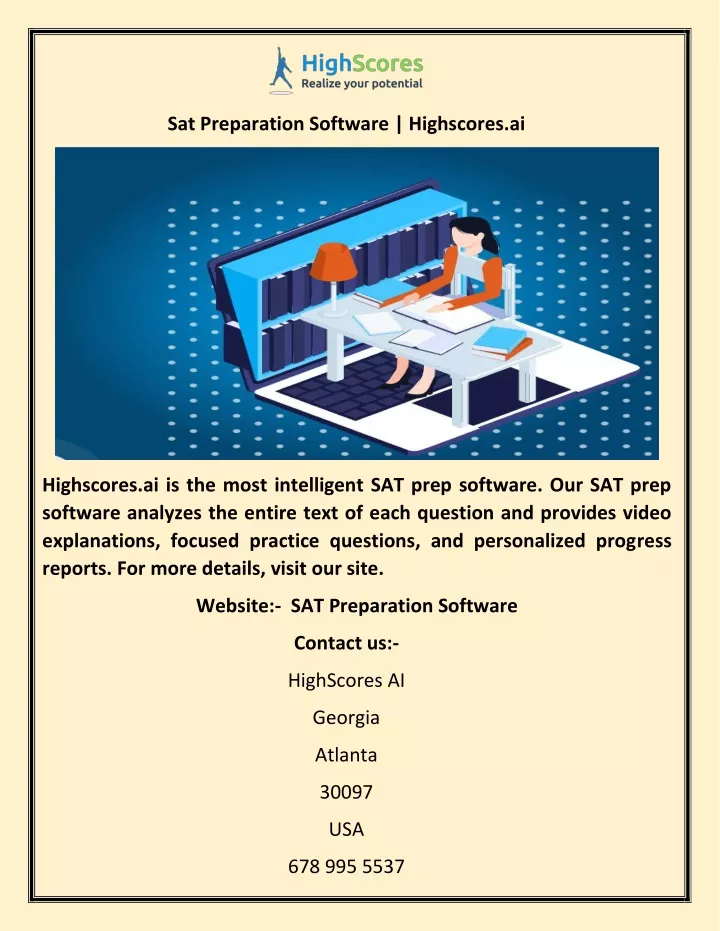 PPT - Sat Preparation Software | Highscores.ai PowerPoint Presentation ...