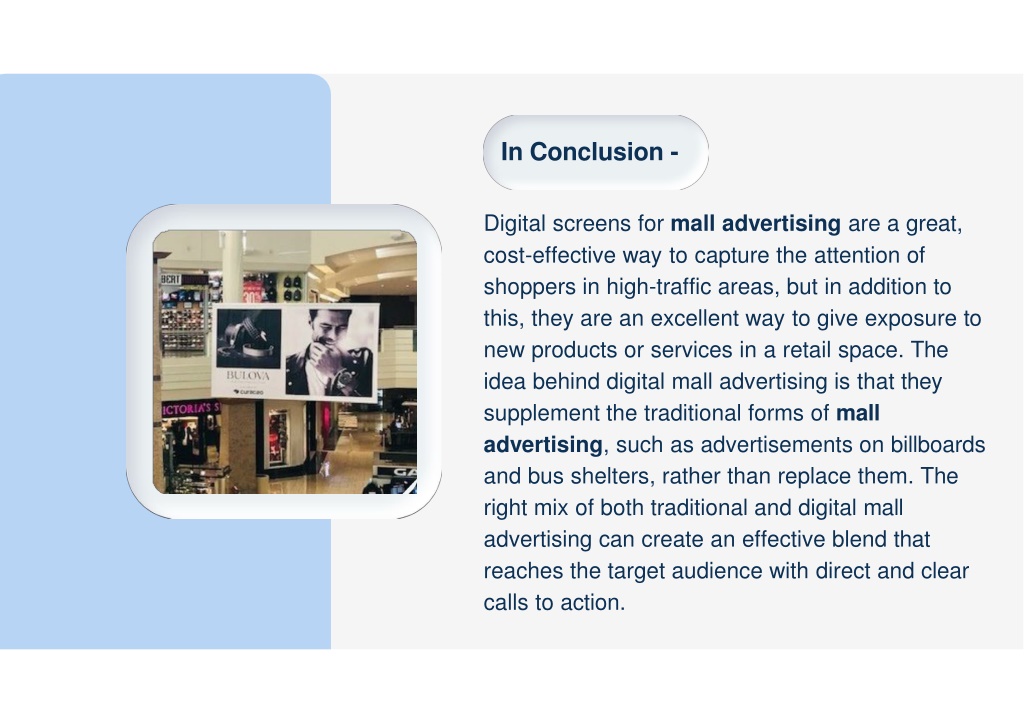 PPT - Things to Know About In-Mall Advertising PowerPoint Presentation ...