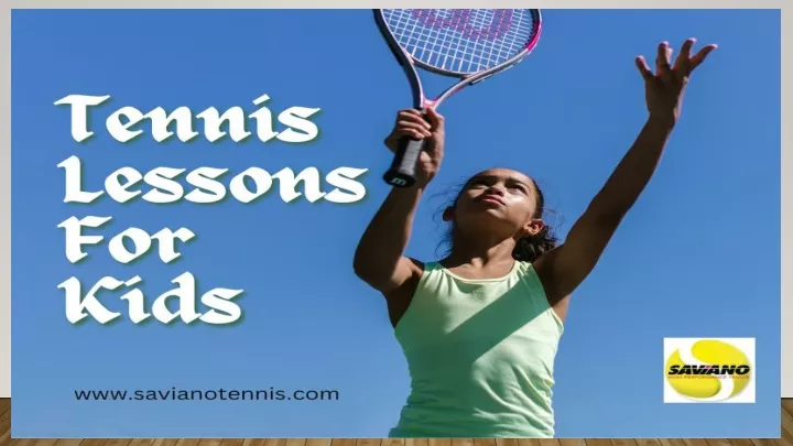 PPT - Tennis Lessons For Kids PowerPoint Presentation, free download ...