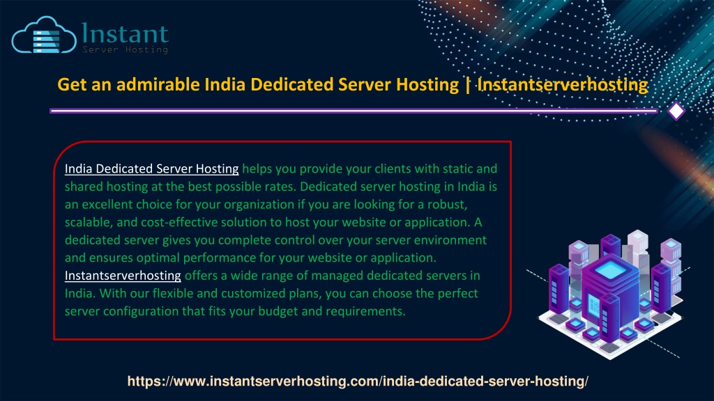 PPT - Get a budget-friendly India Dedicated Server ...
