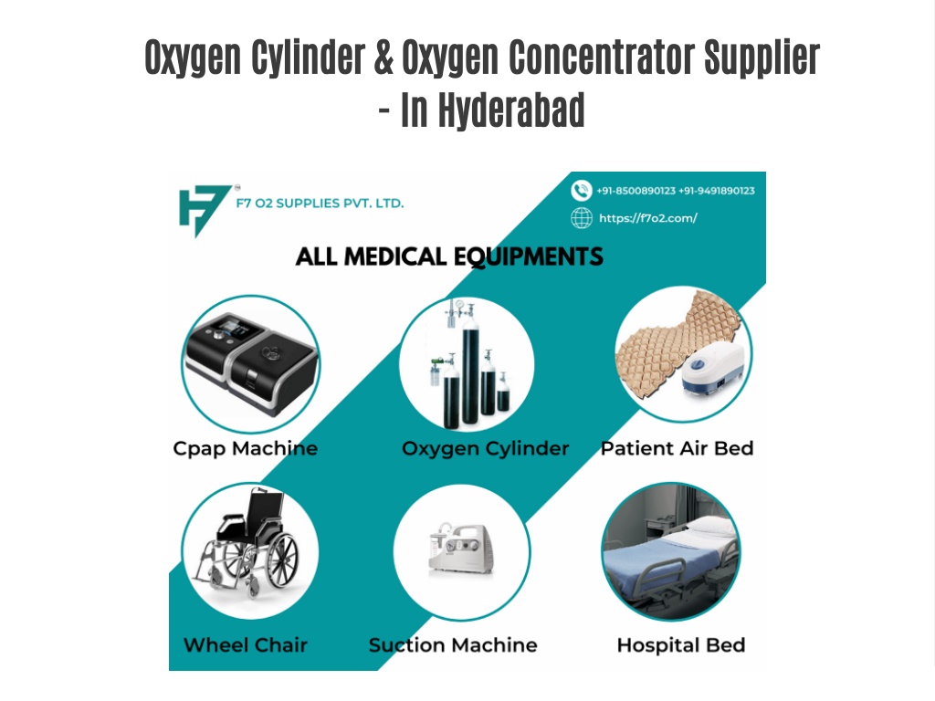 PPT - Oxygen Cylinder & Oxygen Concentrator Supplier - F7 O2 Supplies ...