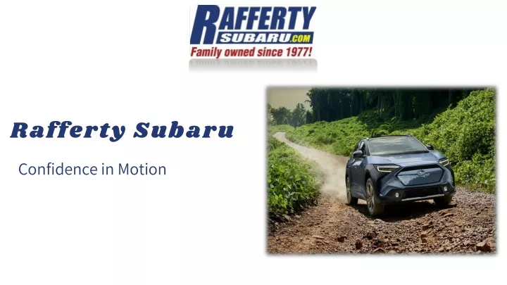 PPT - Guide to Electric Vehicle-Rafferty Subaru PowerPoint Presentation ...