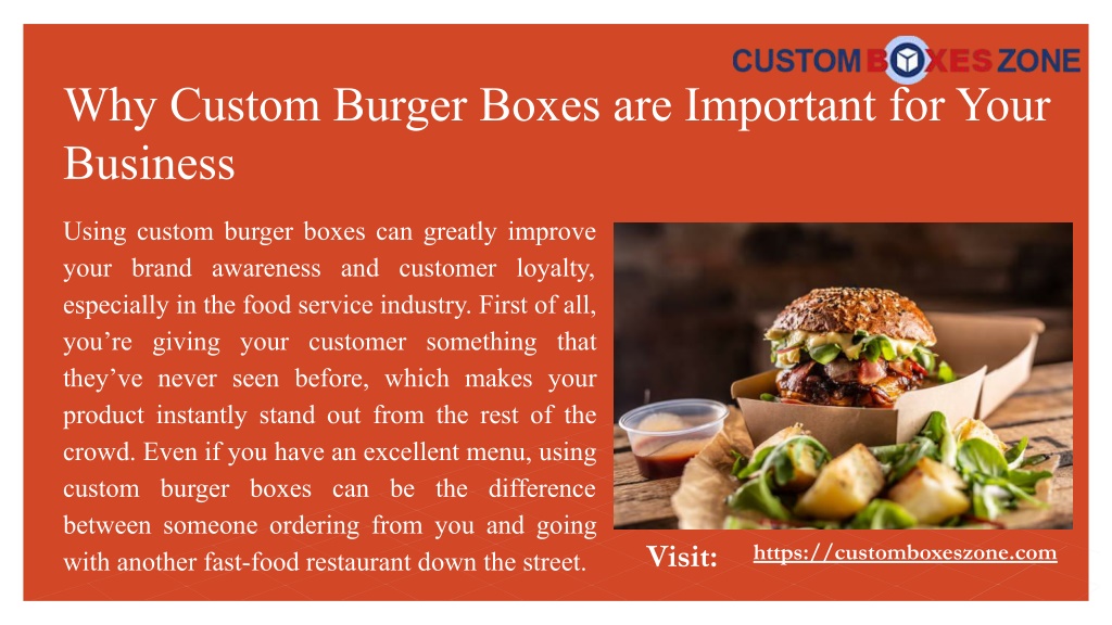 PPT - Why Custom Burger Boxes are Important for Your Business.pptx ...