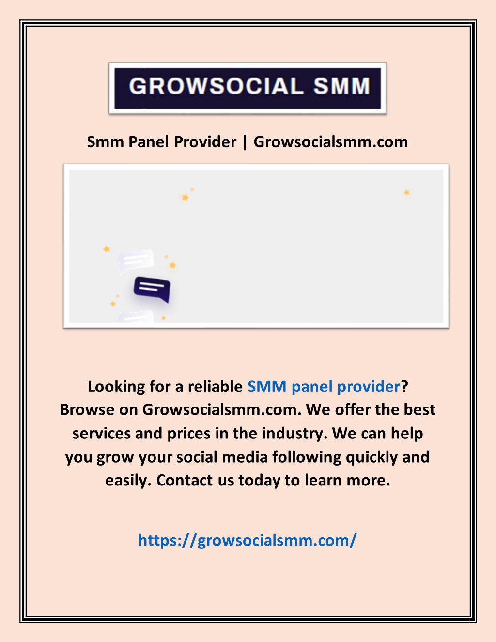PPT - Smm Panel Provider | Growsocialsmm.com PowerPoint Presentation, free download - ID:11726412
