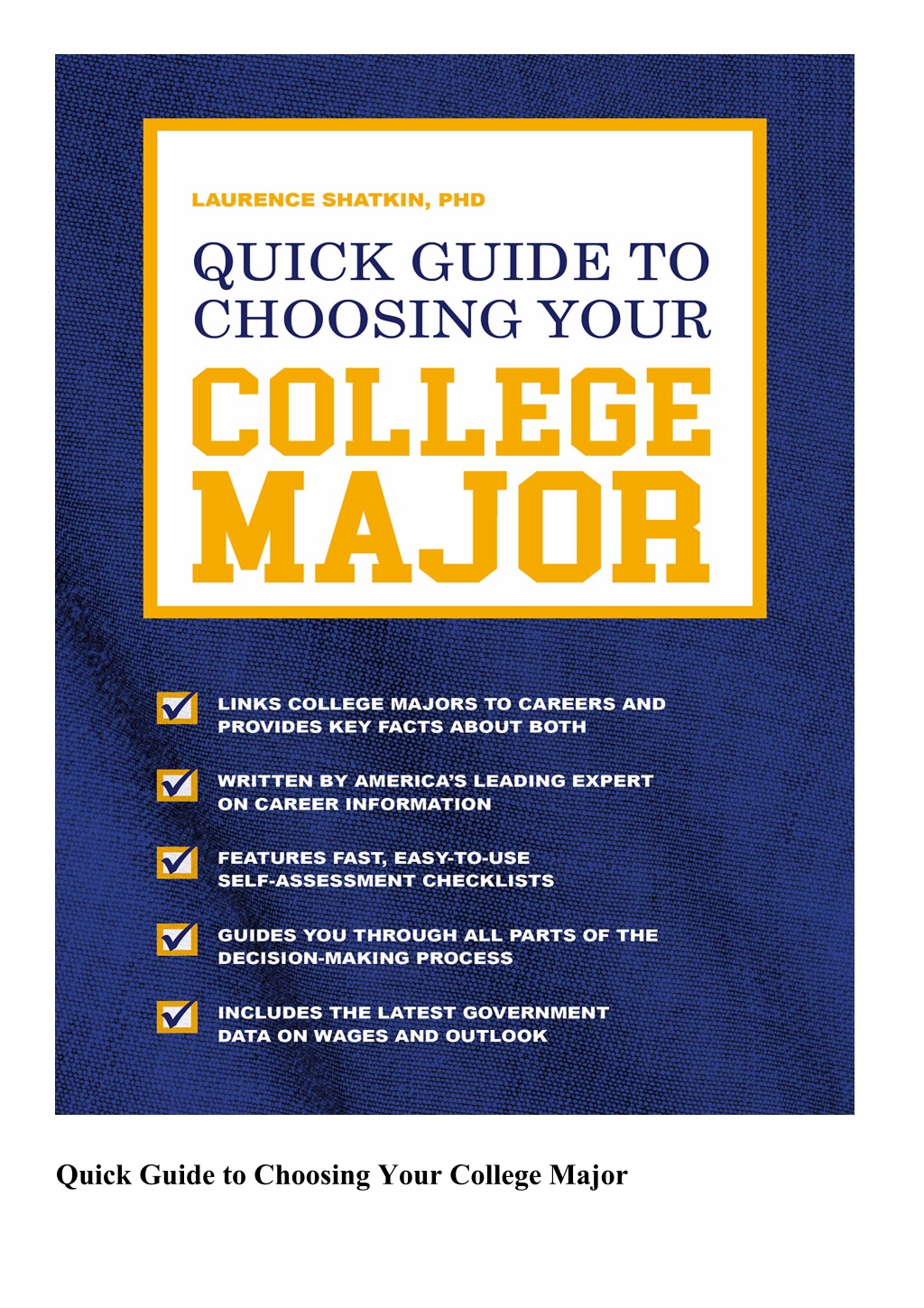 PPT - eBOOK Quick Guide to Choosing Your College Major PowerPoint ...