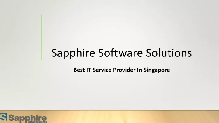 PPT - Best IT Service Provider In Singapore PowerPoint Presentation ...