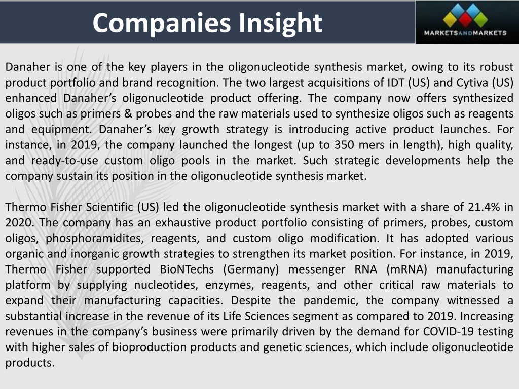 PPT - Oligonucleotide Synthesis Market Global Analysis 2022 – 2026 ... PPT - Oligonucleotide Synthesis Market Global Analysis 2022 – 2026 ...
