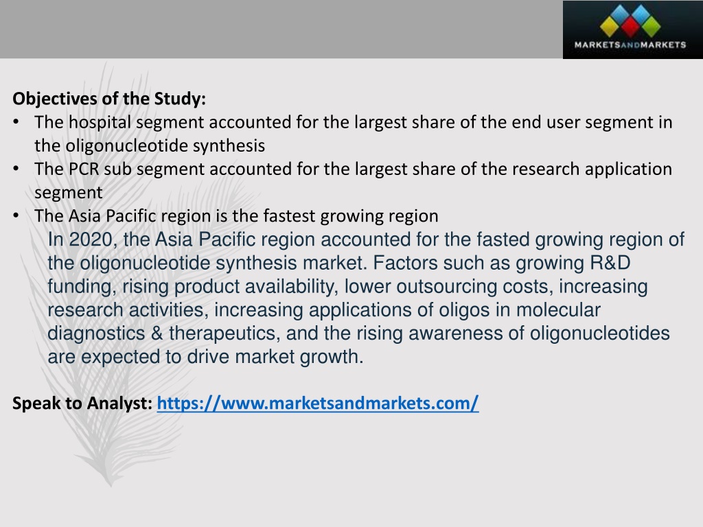PPT - Oligonucleotide Synthesis Market Global Analysis 2022 – 2026 ... PPT - Oligonucleotide Synthesis Market Global Analysis 2022 – 2026 ...