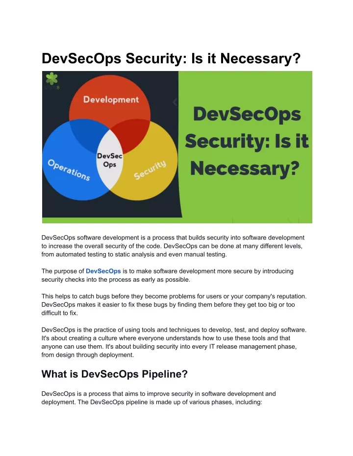 PPT - DevSecOps Security_ Is it Necessary_ PowerPoint Presentation, free download - ID:11731296
