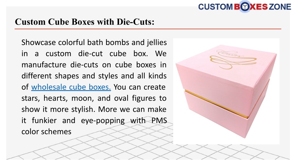 PPT - Custom Cube Boxes Wholesale .pptx PowerPoint Presentation, free download - ID:11732360