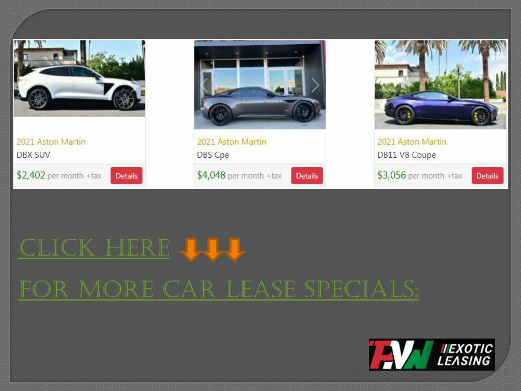 PPT - Luxury and Exotic Car Leasing in Los Angeles PowerPoint ...