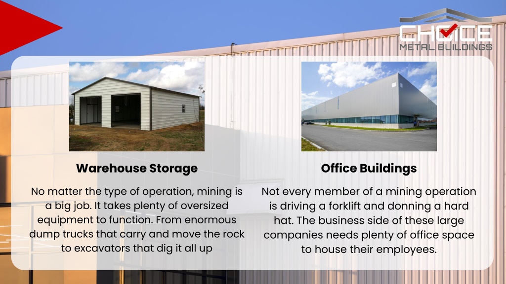 PPT - Types of Commercial Metal Buildings Used in the Mining Industry ...