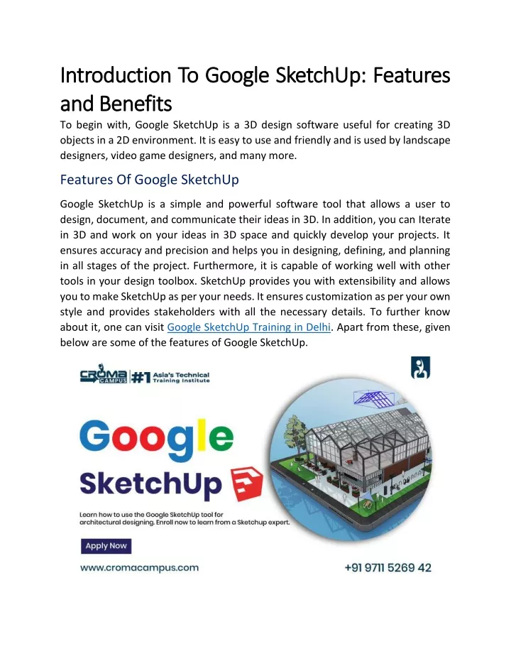 PPT - Introduction To Google SketchUp PowerPoint Presentation, free download - ID:11734247