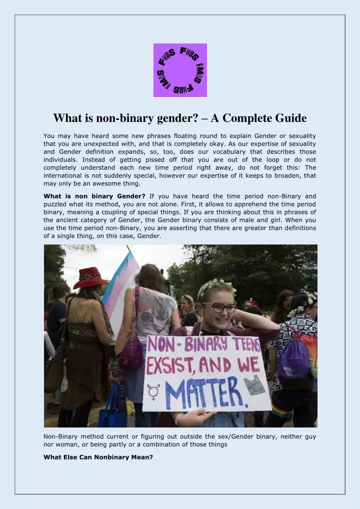 PPT - What is non-binary gender – A Complete Guide PowerPoint ...