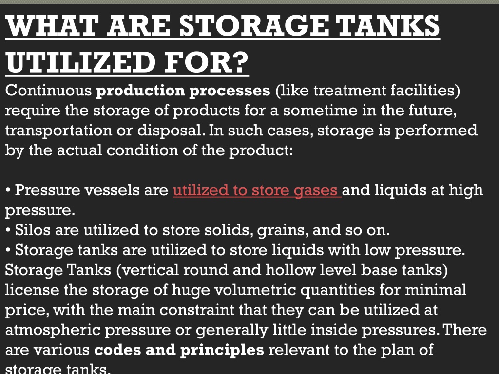 PPT - SS Storage Tank, Mild Steel Storage Tank, PP FRP Storage Tank ...